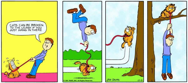 Garfield, December 1980 comic strips | Garfield Wiki | Fandom