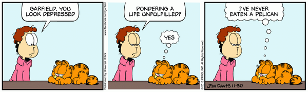 Garfield, November 2013 comic strips | Garfield Wiki | Fandom