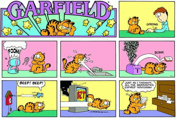 Garfield, April 1982 comic strips | Garfield Wiki | Fandom