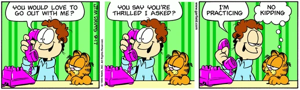 Garfield, September 1999 comic strips | Garfield Wiki | Fandom
