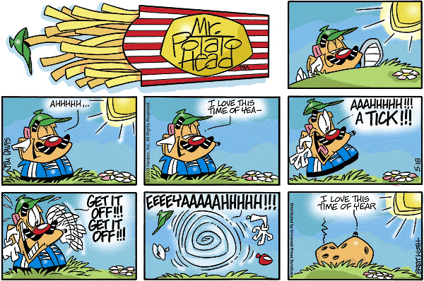 Mr. Potato Head, May 2003 comic strips | Garfield Wiki | Fandom
