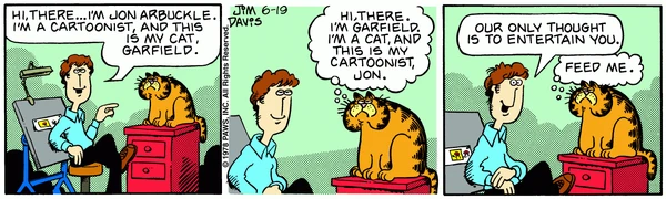 Garfield, June 1978 comic strips | Garfield Wiki | Fandom
