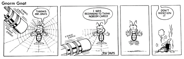 Gnorm Gnat, 1973 comic strips | Garfield Wiki | Fandom
