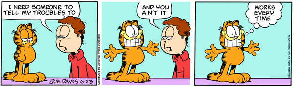 Garfield, June 2007 comic strips | Garfield Wiki | Fandom