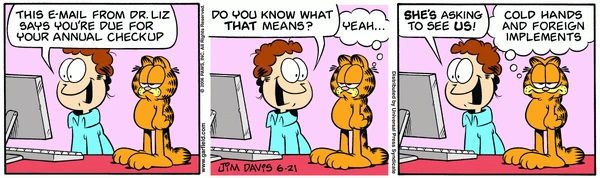 Garfield, June 2006 comic strips | Garfield Wiki | Fandom