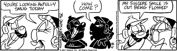 Mr. Potato Head, September 2001 comic strips | Garfield Wiki | Fandom