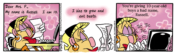 Mr. Potato Head, October 2001 comic strips | Garfield Wiki | Fandom