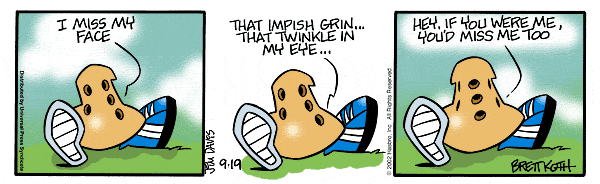 Mr. Potato Head, September 2002 comic strips | Garfield Wiki | Fandom