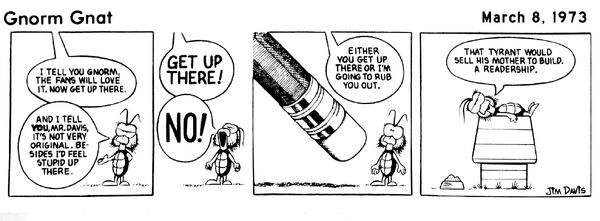 Gnorm Gnat 1973 Comic Strips Garfield Wiki Fandom