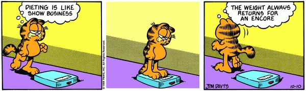 Garfield, October 1988 comic strips | Garfield Wiki | Fandom