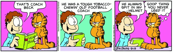 Garfield, September 2001 comic strips | Garfield Wiki | Fandom