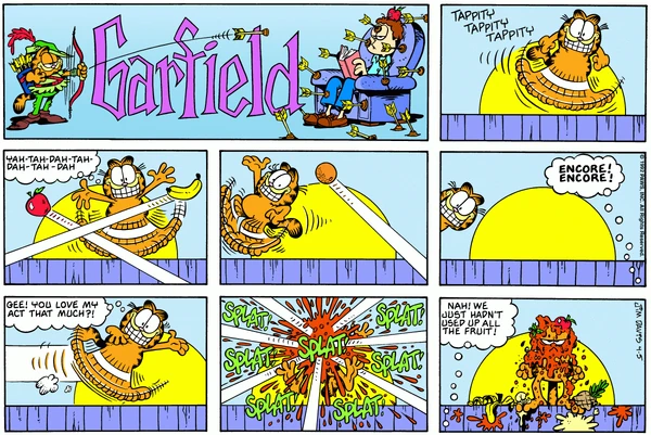 Garfield, April 1992 comic strips | Garfield Wiki | Fandom