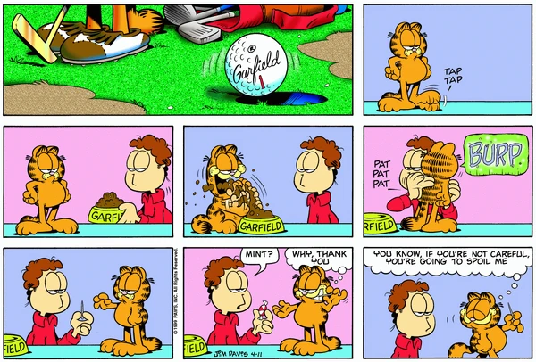 Garfield, April 1999 comic strips | Garfield Wiki | Fandom