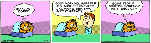 Garfield, December 1980 comic strips | Garfield Wiki | Fandom