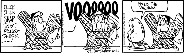 Mr. Potato Head, August 2001 comic strips | Garfield Wiki | Fandom