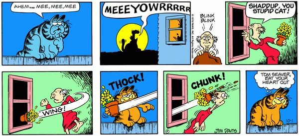 Garfield, October 1978 comic strips | Garfield Wiki | Fandom