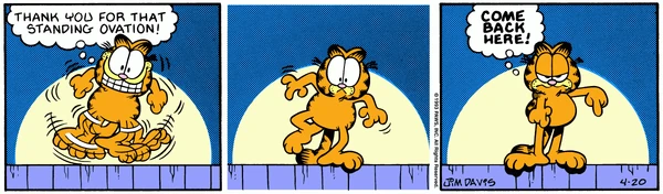 Garfield, April 1993 comic strips | Garfield Wiki | Fandom