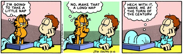 Garfield, September 1991 comic strips | Garfield Wiki | Fandom