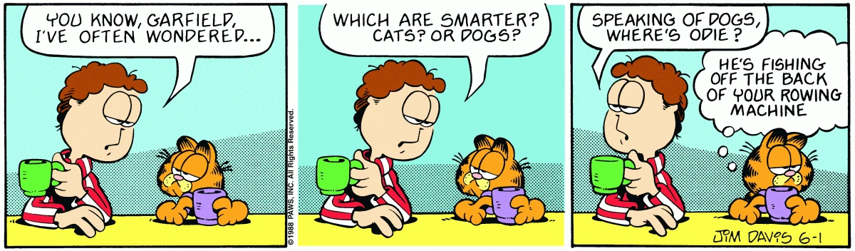 Garfield, June 1988 comic strips | Garfield Wiki | Fandom