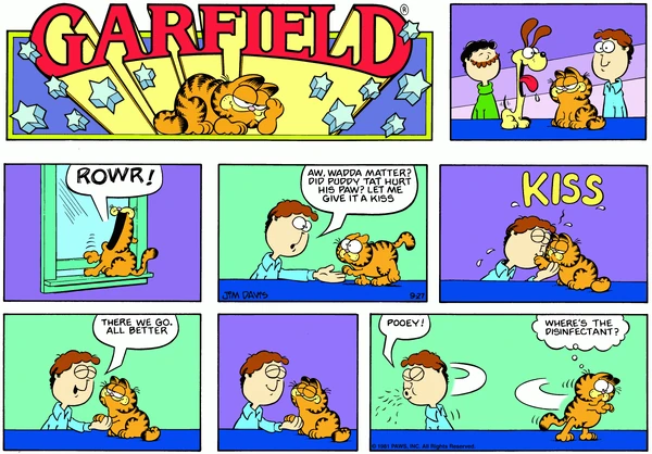 Garfield, September 1981 comic strips | Garfield Wiki | Fandom
