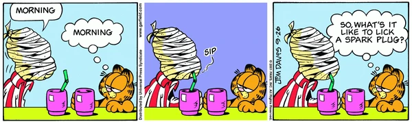 Garfield, September 2001 comic strips | Garfield Wiki | Fandom