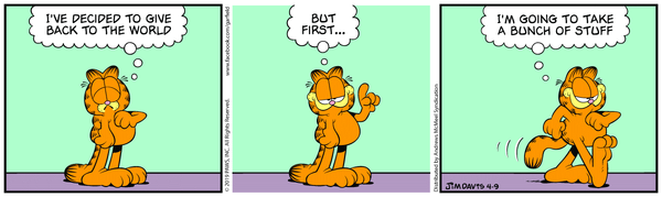 Garfield, April 2019 comic strips | Garfield Wiki | Fandom