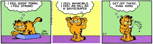 Garfield, March 1983 comic strips | Garfield Wiki | Fandom