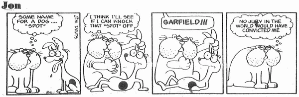 Jon, 1976 comic strips | Garfield Wiki | Fandom
