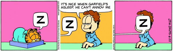 Garfield, June 2001 comic strips | Garfield Wiki | Fandom