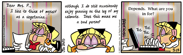 Mr. Potato Head, March 2002 comic strips | Garfield Wiki | Fandom