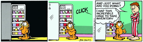 Garfield, October 1985 comic strips | Garfield Wiki | Fandom