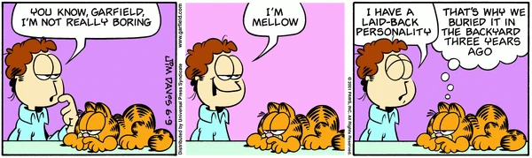 Garfield, June 2001 comic strips | Garfield Wiki | Fandom