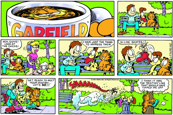 Garfield, June 1995 comic strips | Garfield Wiki | Fandom