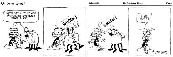 Gnorm Gnat, 1975 comic strips | Garfield Wiki | Fandom