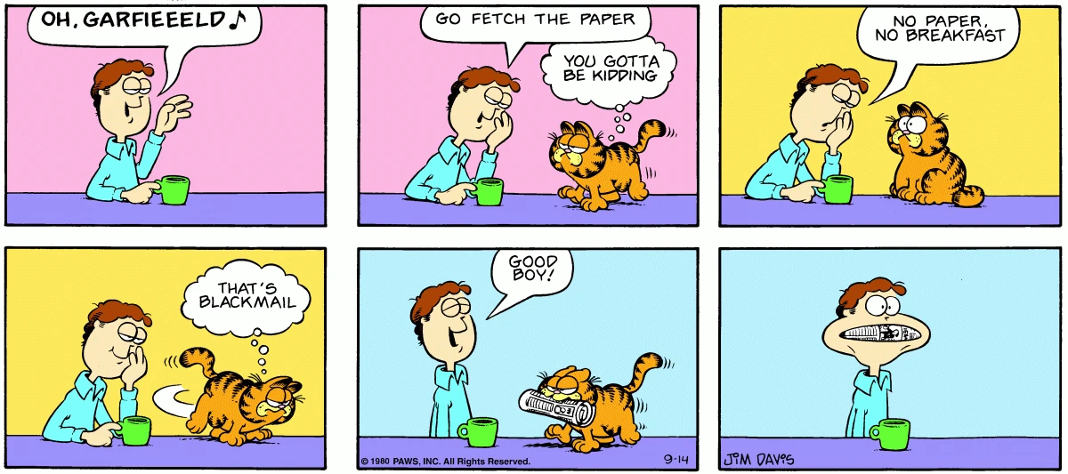 Image - 1980-09-14.gif | Garfield Wiki | FANDOM powered by Wikia