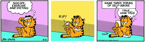 Garfield, May 1983 comic strips | Garfield Wiki | Fandom