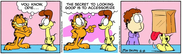 Garfield, June 2001 comic strips | Garfield Wiki | Fandom