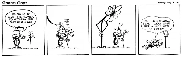 Gnorm Gnat, 1974 comic strips | Garfield Wiki | Fandom
