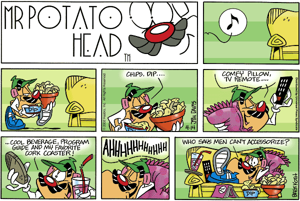 Mr. Potato Head, April 2002 comic strips | Garfield Wiki | Fandom