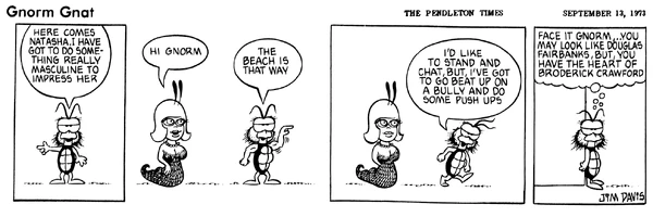 Gnorm Gnat, 1973 comic strips | Garfield Wiki | Fandom