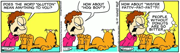 Garfield, October 2001 comic strips | Garfield Wiki | Fandom