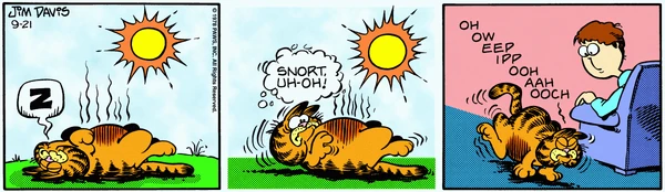 Garfield, September 1978 comic strips | Garfield Wiki | Fandom