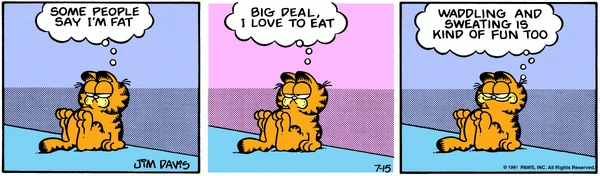 Garfield, July 1981 comic strips | Garfield Wiki | Fandom