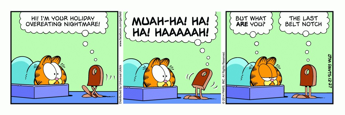 Garfield, December 2014 comic strips | Garfield Wiki | Fandom