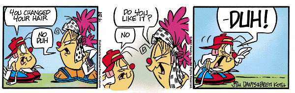 Mr. Potato Head, September 2001 comic strips | Garfield Wiki | Fandom