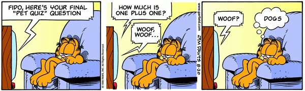 Garfield, August 1998 comic strips | Garfield Wiki | Fandom