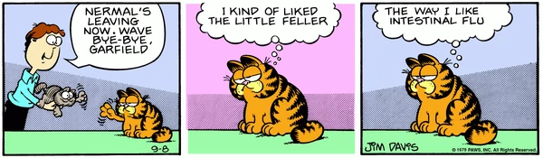 Garfield, September 1979 comic strips | Garfield Wiki | Fandom