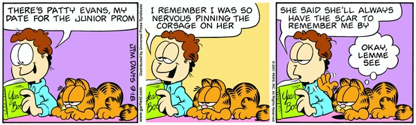 Garfield, September 2001 comic strips | Garfield Wiki | Fandom