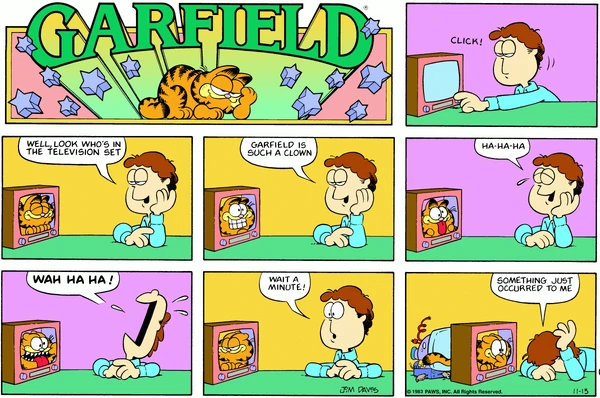 Garfield, November 1983 comic strips | Garfield Wiki | Fandom