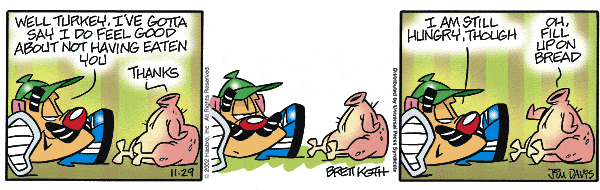 Mr. Potato Head, November 2002 comic strips | Garfield Wiki | Fandom